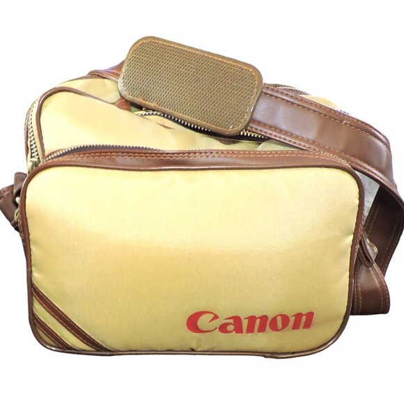 Canon | Cameras, Photo & Video | Vintage Canon Camera Bag Tan Brown ...